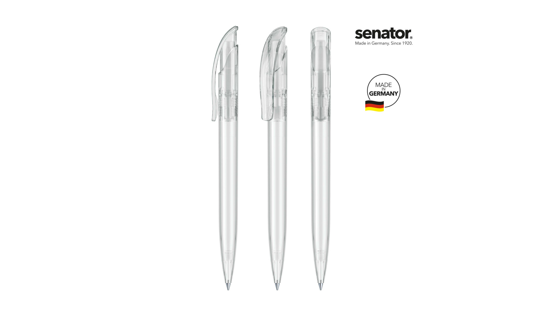 senator Challenger Clear Druckkugelschreiber als Werbeartikel ab 0,52