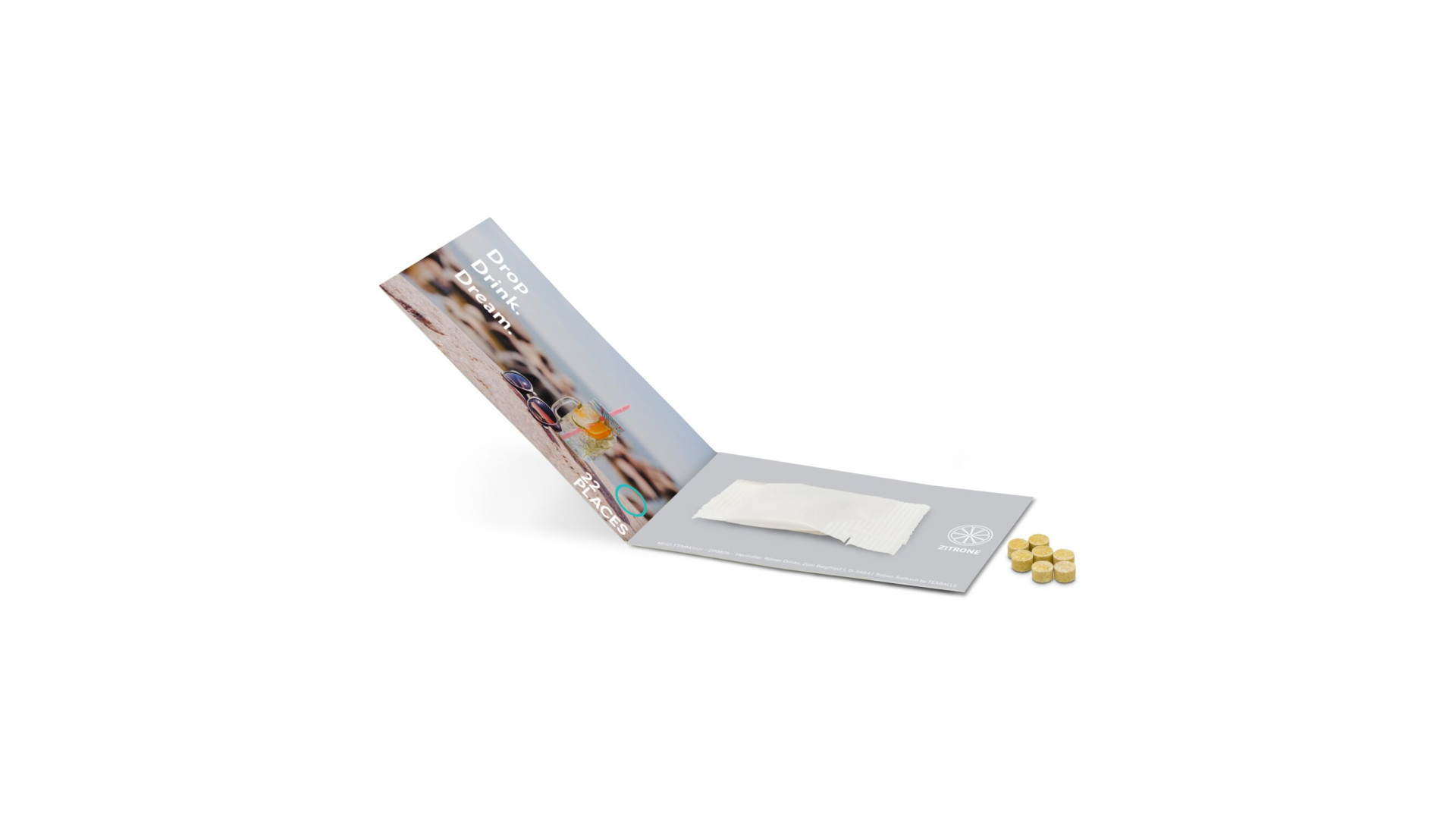 Promo Drops by TEABALLS - 1 Sachet (6-8 Zitrone Drops für ein ...