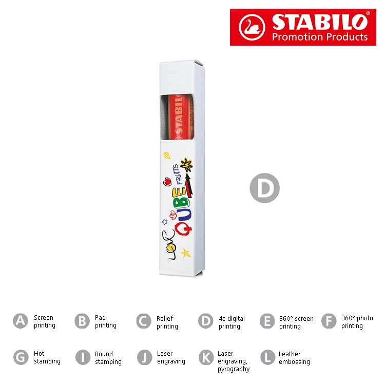 STABILO woody 3 in 1 Farbstift 1er-Set als Werbeartikel ab 1,80
